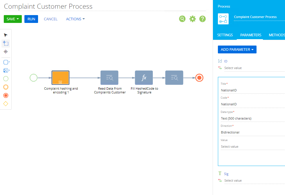 Freedom UI - Run business process | Community Creatio